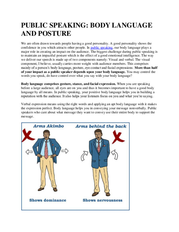 (DOC) Public speaking