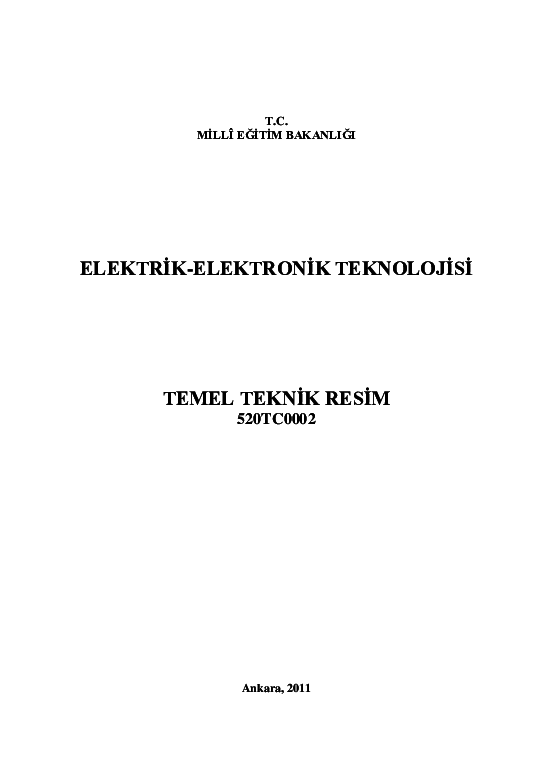 (PDF) Temel Teknik Resim