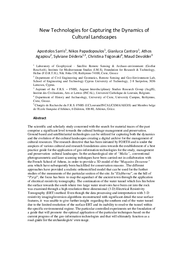 (PDF) Apostolos Sarris, Nikos Papadopoulos, Gianluca Cantoro, Athos ...