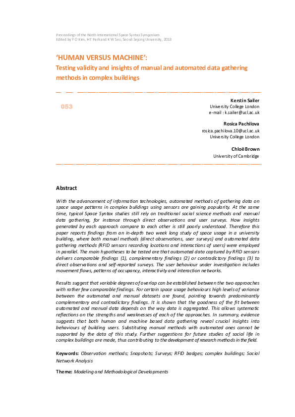 (PDF) 'HUMAN VERSUS MACHINE': Testing validity and insights of manual ...