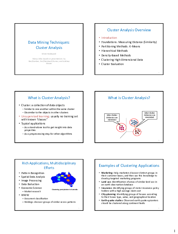 Pdf Lecture4 Clustering Raghunathan Thangavel