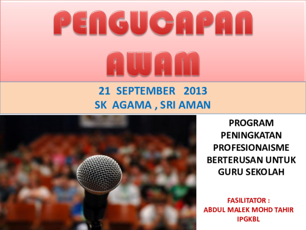 (PPT) Pengucapan Awam