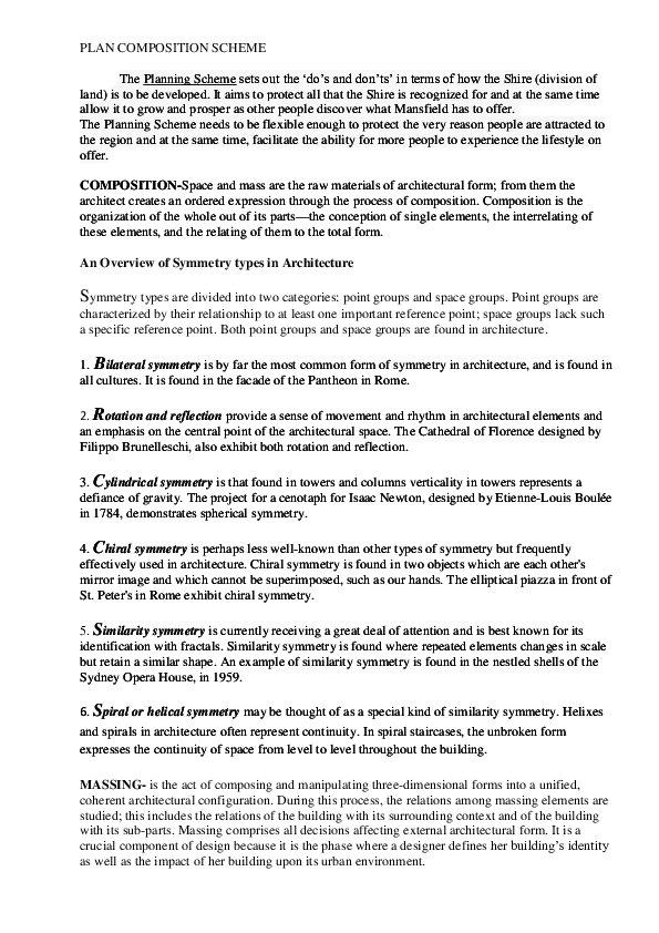 (DOC) PLAN COMPOSITION SCHEME