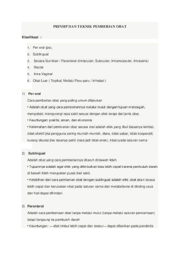 (DOC) Etiket pemberian obat