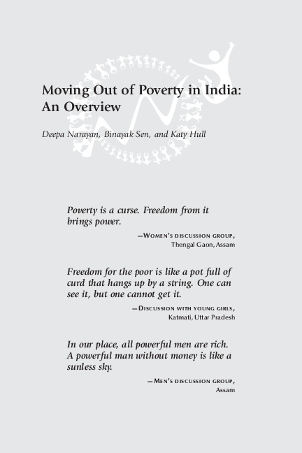(PDF) Moving Out of Poverty in India: An Overview