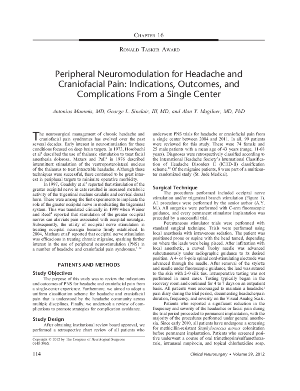 (PDF) Mogilner clinical neurosurgery