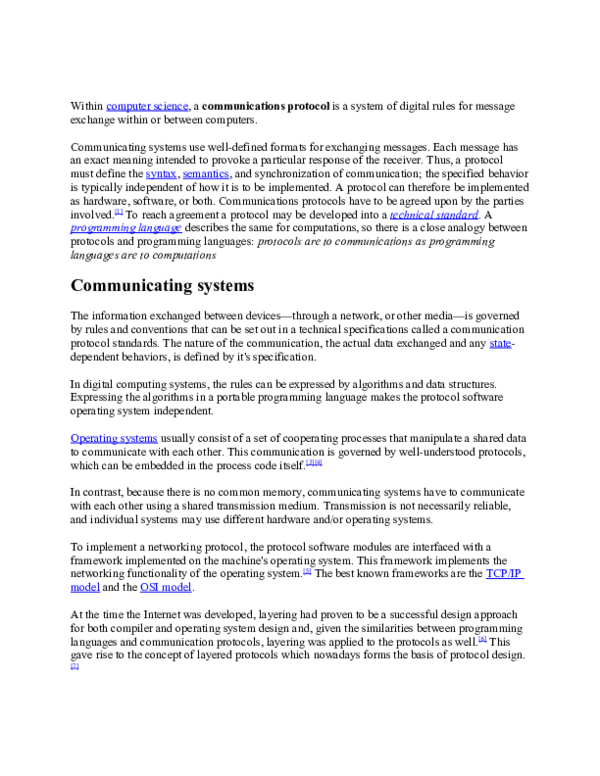 (DOC) Communication protocol