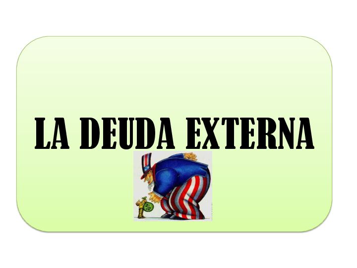 (PPT) DIAPOSITIVAS DEUDA EXTERNA