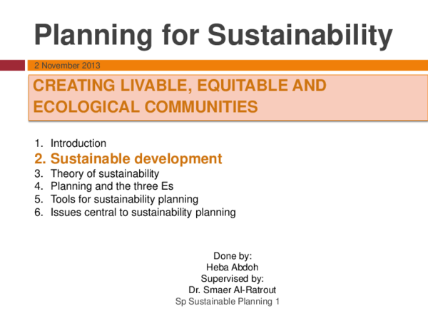 (PPT) 1-Chapter 1 - sustainable development