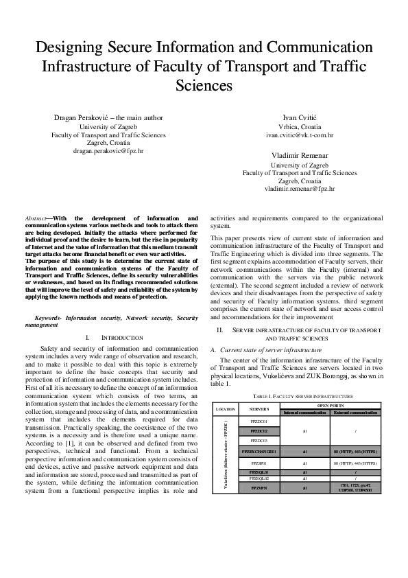 (PDF) Designing Secure Information and Communication Infrastructure of ...