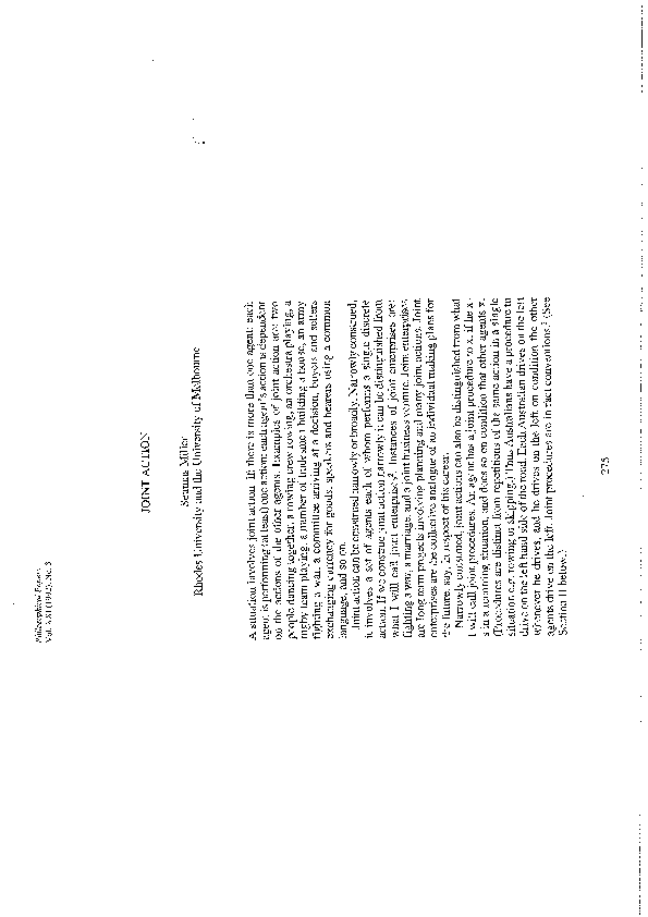 (PDF) Joint Action