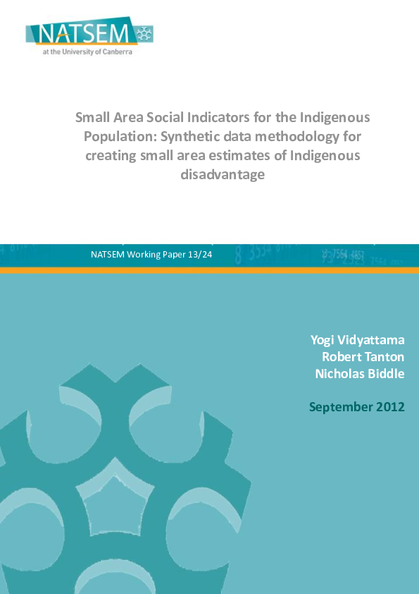 (PDF) WP 24 Small Area Social Indicators for the Indigenous Population