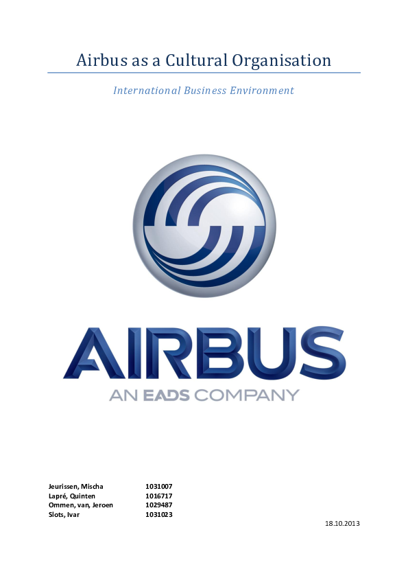 (DOC) Airbus Final Report - 2