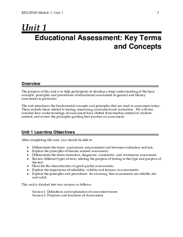 characteristics of standardized test