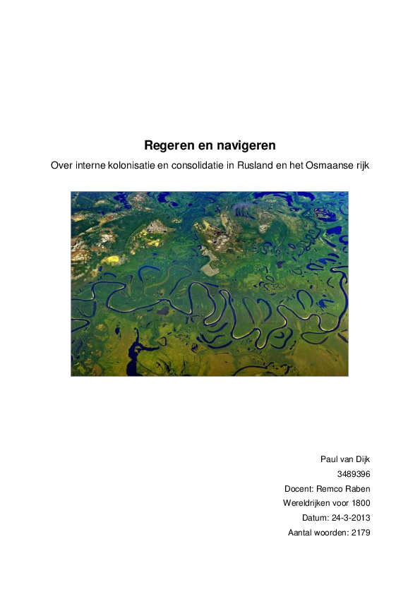 (DOC) Regeren en navigeren: over interne kolonisatie en consolidatie in ...