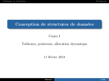 (PDF) pointeurs, allocation dynamique