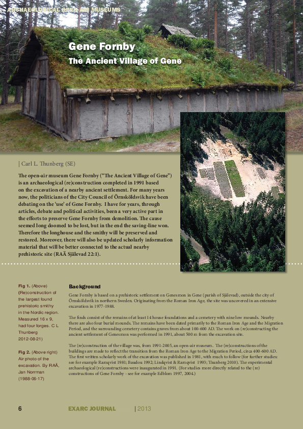 (PDF) Gene fornby: The Ancient Village of Gene