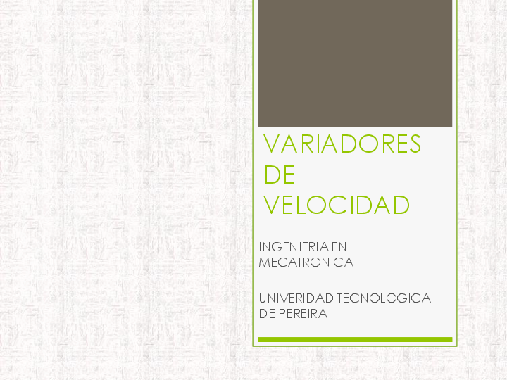 (PPT) VARIADORES DE VELOCIDAD
