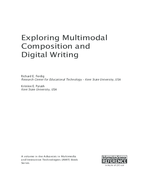 (PDF) Writing remixed: Mapping the multimodal composition of one ...