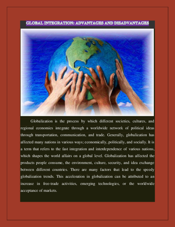 (DOC) GLOBAL INTEGRATION