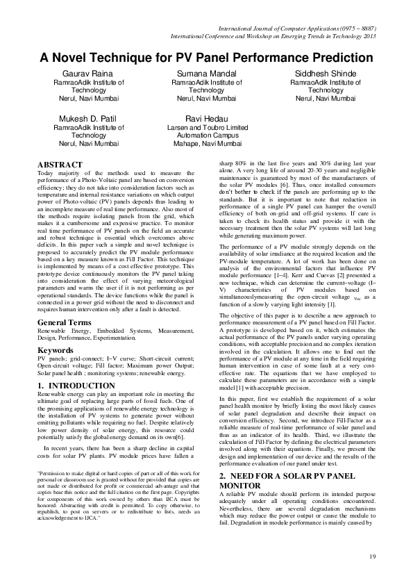 (PDF) Research Paper IJCA - Gaurav Raina