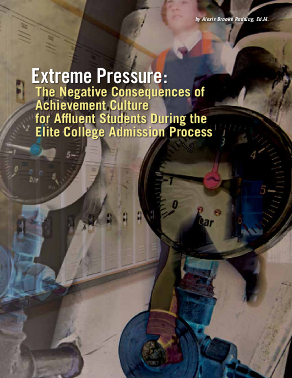 (PDF) Extreme Pressure: The Negative Consequences of Achievement ...