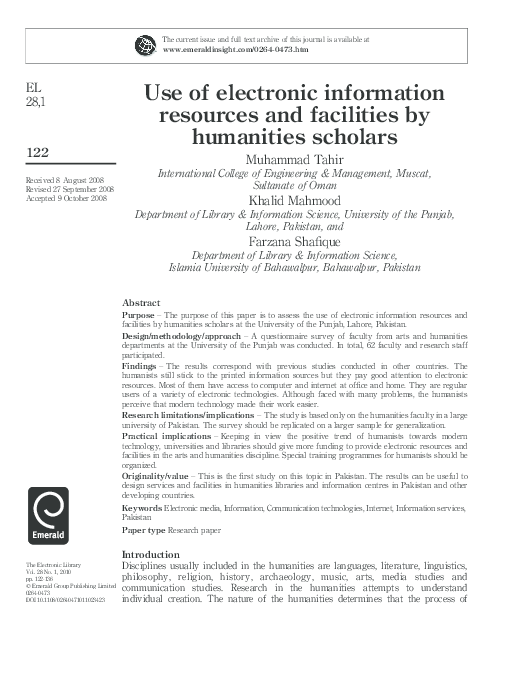 (PDF) Electronic library