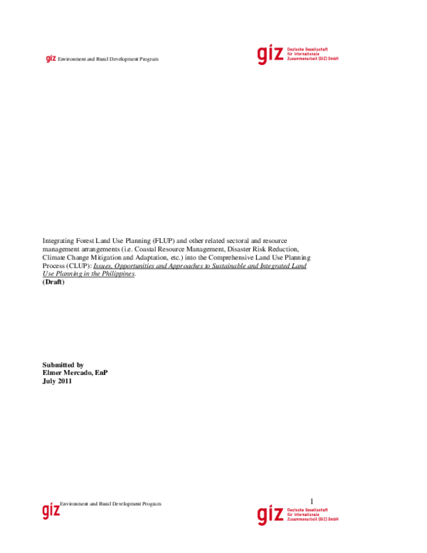 (PDF) An Approach to Integrating Public Land and Water Uses into the ...