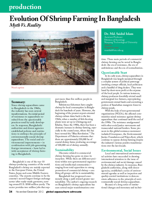 (PDF) “Evolution of shrimp farming in Bangladesh: Myths versus reality ...