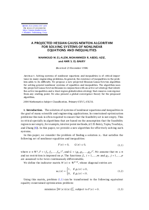 Pdf Branch And Bound Methods For Solving Systems Of Lipschitzian