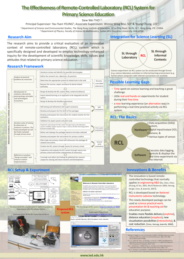(PDF) The Effectiveness of Remote-Controlled Laboratory (RCL) System ...