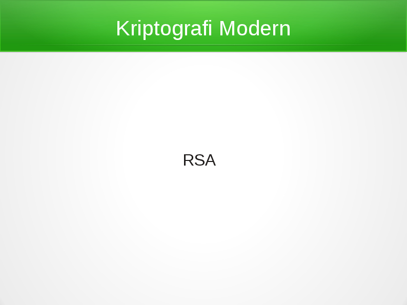 (PDF) Kriptografi Modern RSA