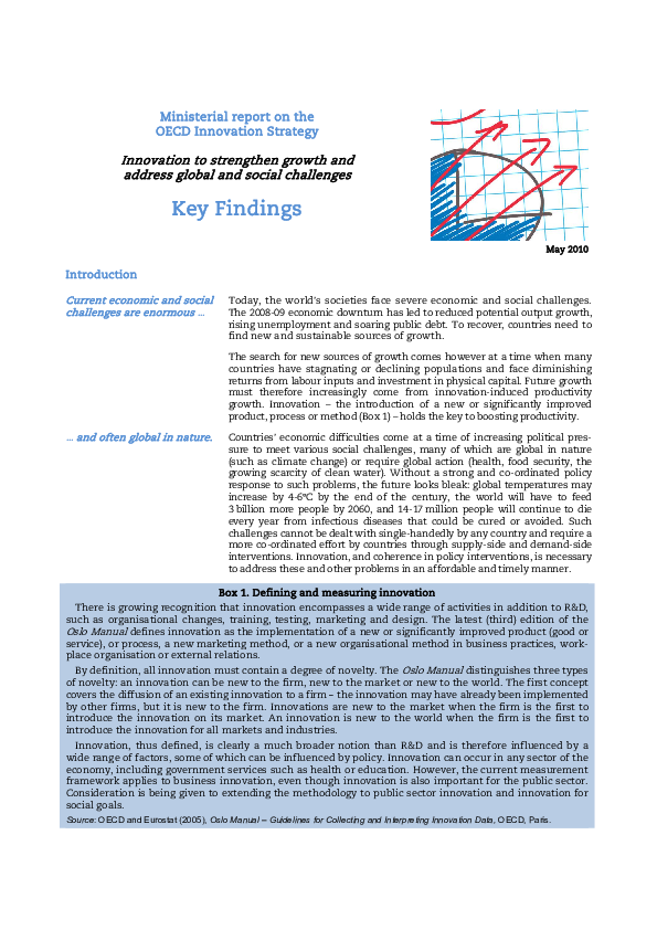 (PDF) Ministerial report on the OECD Innovation Strategy Innovation to ...
