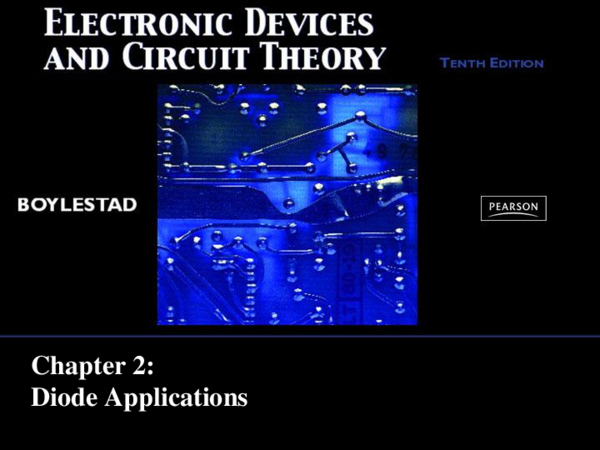 (PPT) Lecture 02- Diode Applications