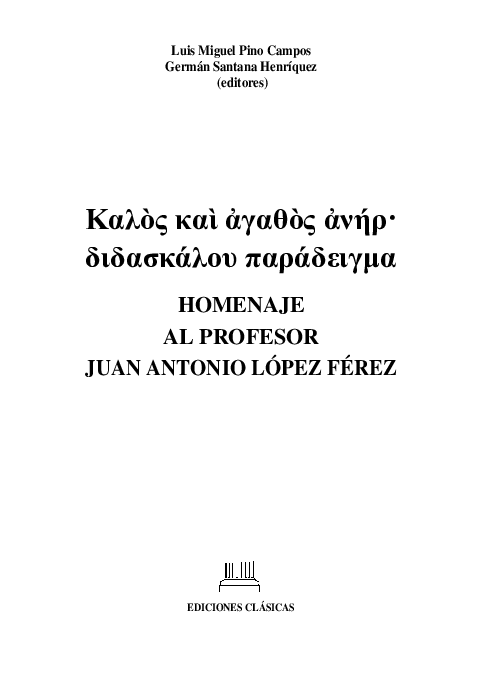 (PDF) Griego y latín en algunos términos sobre el carácter: humor ...