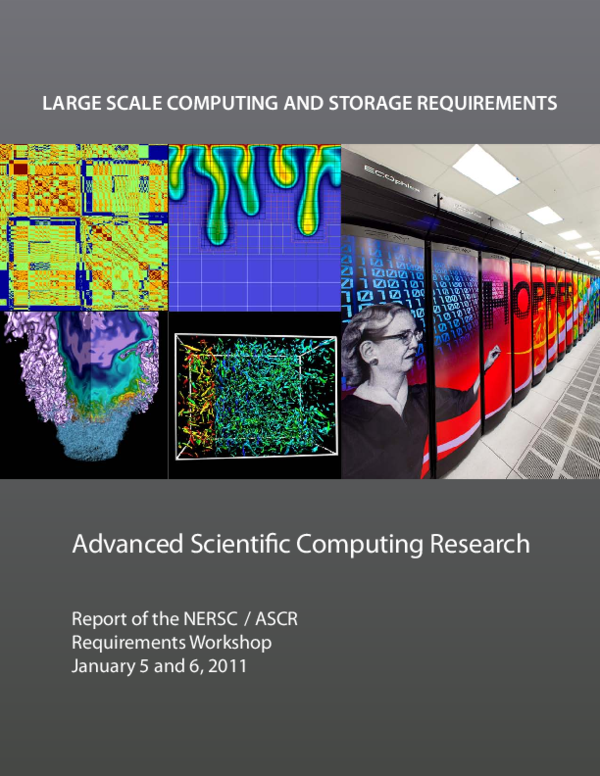 (PDF) LARGE SCALE COMPUTING AND STORAGE REQUIREMENTS