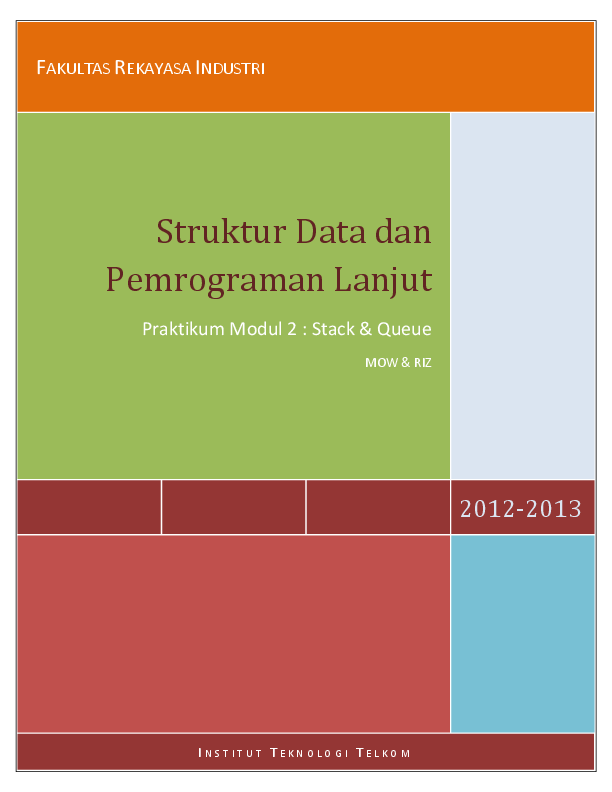 (PDF) FAKULTAS REKAYASA INDUSTRI Struktur Data dan Pemrograman Lanjut ...