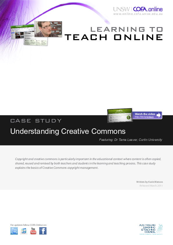 (PDF) Understanding Creative Commons - Case Study