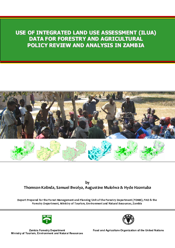 (PDF) USE OF INTEGRATED LAND USE ASSESSMENT (ILUA) USE OF INTEGRATED ...