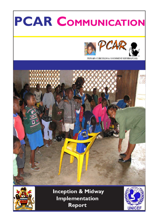 (PDF) Primary Curriculum and Assessment Reform (PCAR) Media Campaign Report