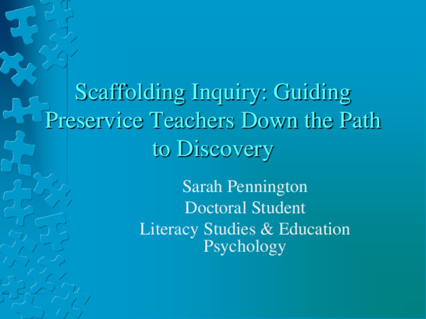 (PPT) USF Inquiry Conference Presentation - Supporting Preservice ...