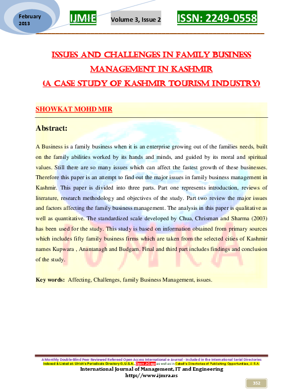 (PDF) published research papers | SHOWKET MOHD MIR LECTURER IN ...