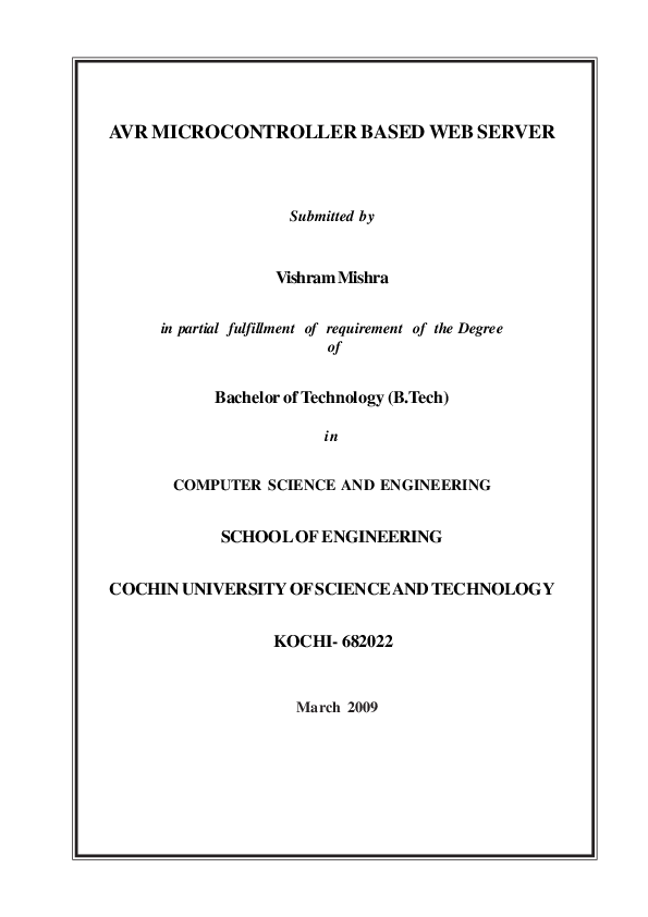 Pdf Avr Microcontroller Based Web Server 4472