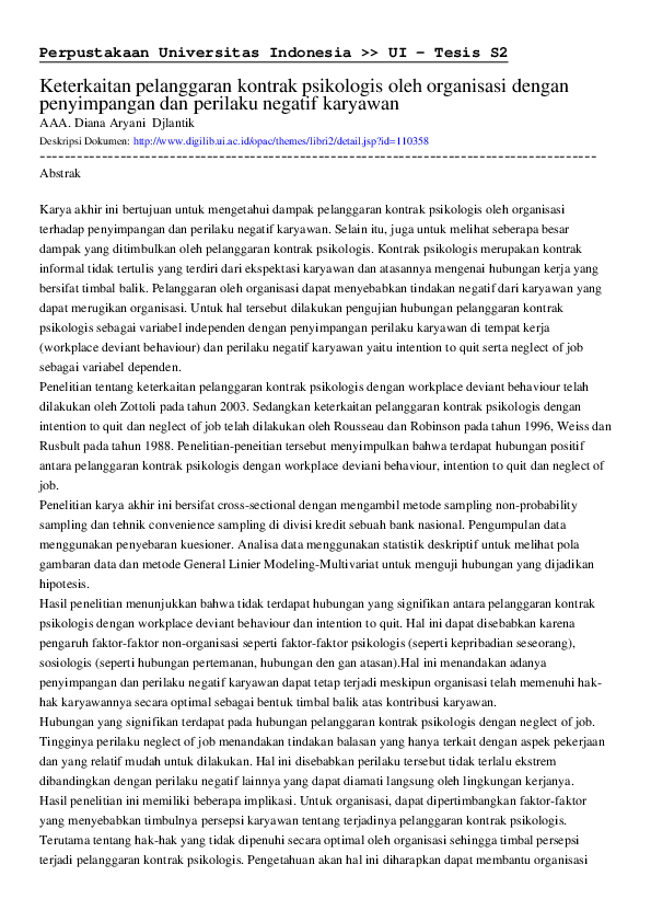 (PDF) Perpustakaan Universitas Indonesia >> UI -Tesis S2