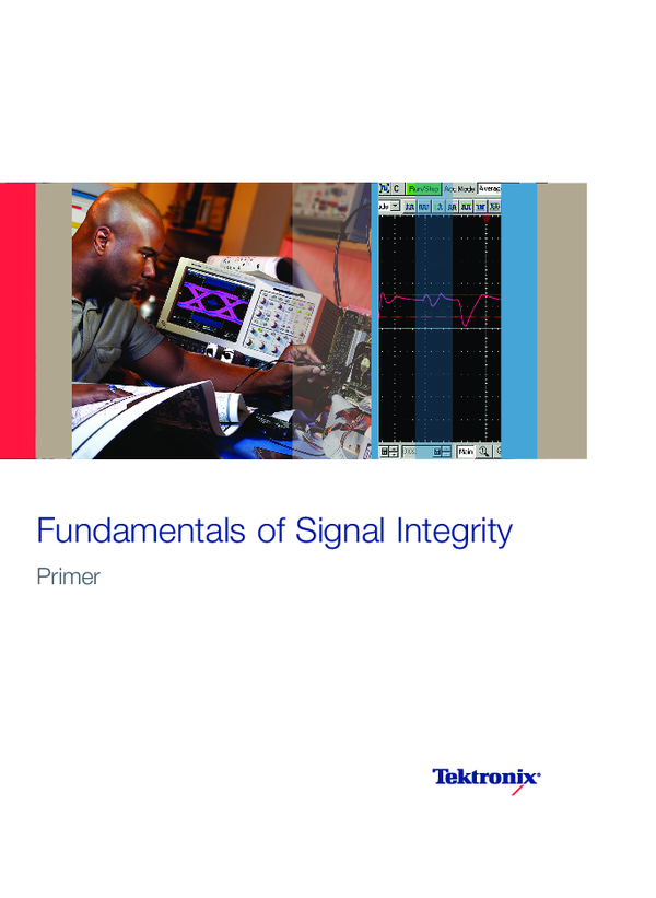 (PDF) Fundamentals of Signal Integrity Primer