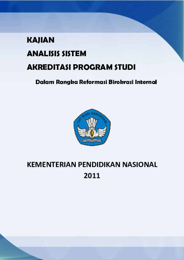 (PDF) Kajian Analisis - Akreditasi Program Studi