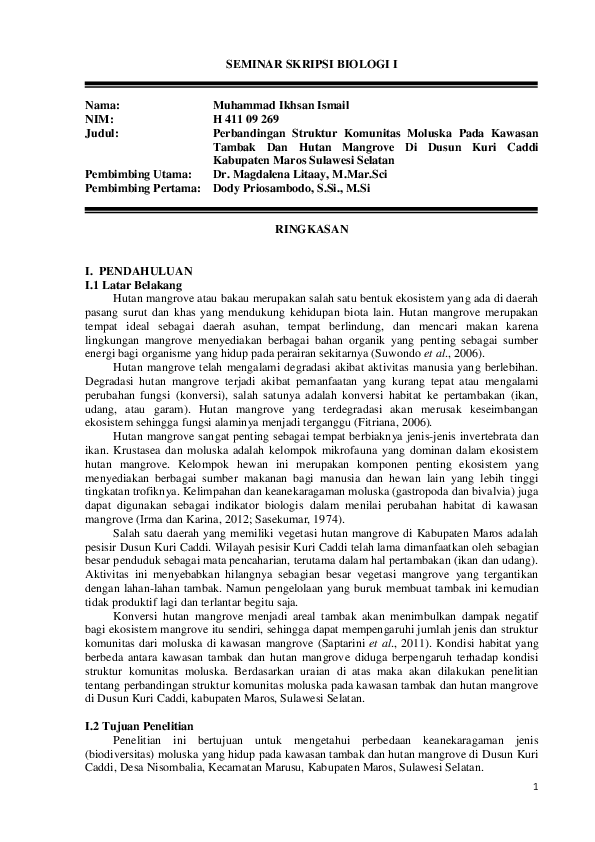 (DOC) Ringkasan Proposal