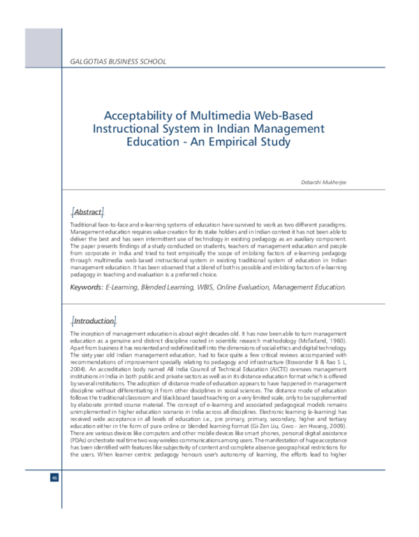 (PDF) Acceptability of Multimedia Web-Based Instructional System in ...