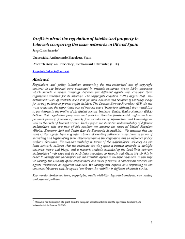 (PDF) Digital content regulations: comparing the campaing visibility in ...