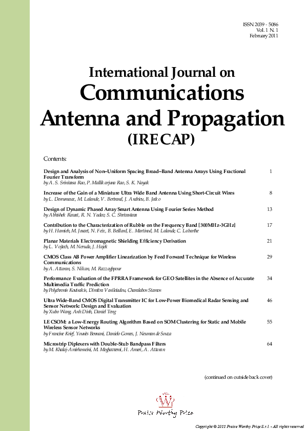 (PDF) International Journal on Communications Antenna and Propagation